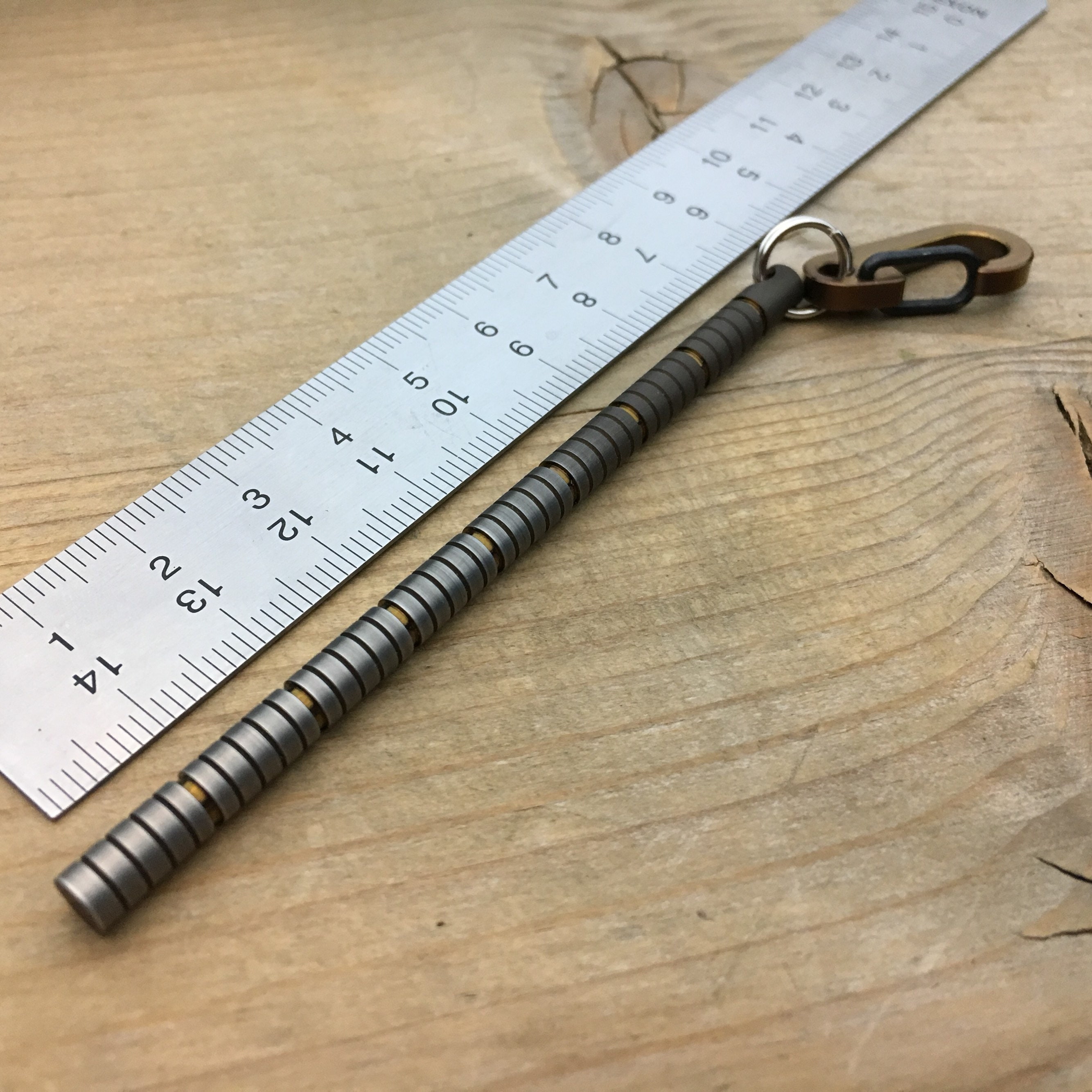 EDC Tool Titanium Rule-Caliber / Metric