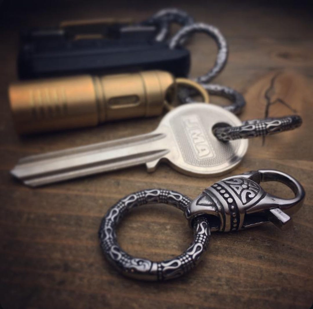 Donut Clasp and Crab Closures - Stainless Steels / for key rings ...