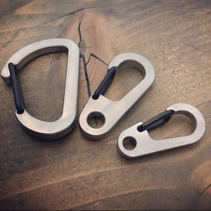 Titanium Carabiners - Etsy