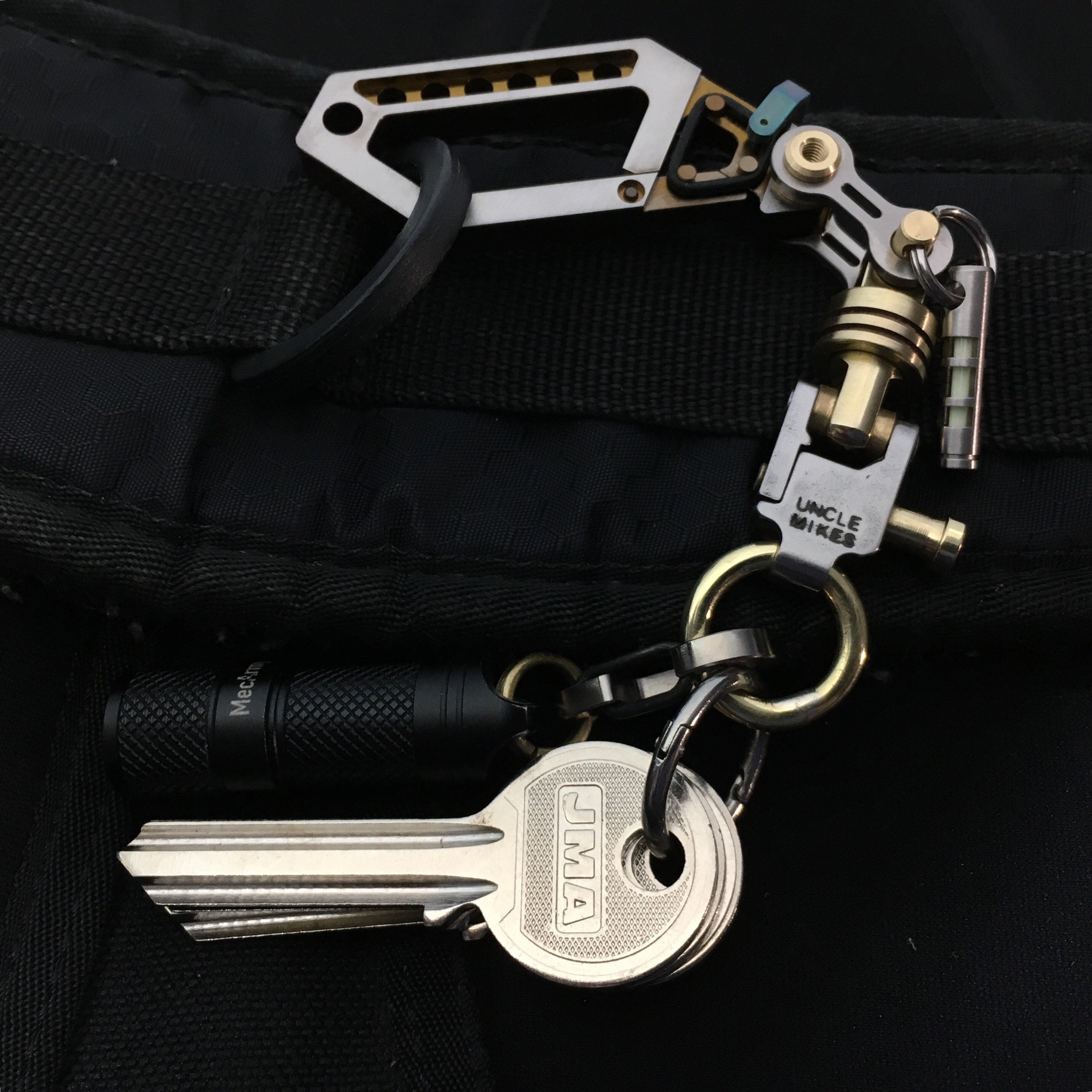 Key Chain, Uncle Mikes Swivel Gun Keychain-I (one-off)