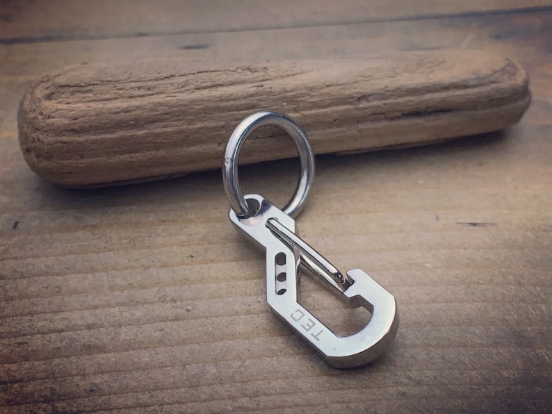 Mini Carabiner With Closed Ring / All Stainless Steels - Etsy