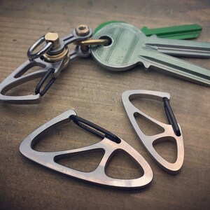 Titanium Key Carabiners new Model - Etsy