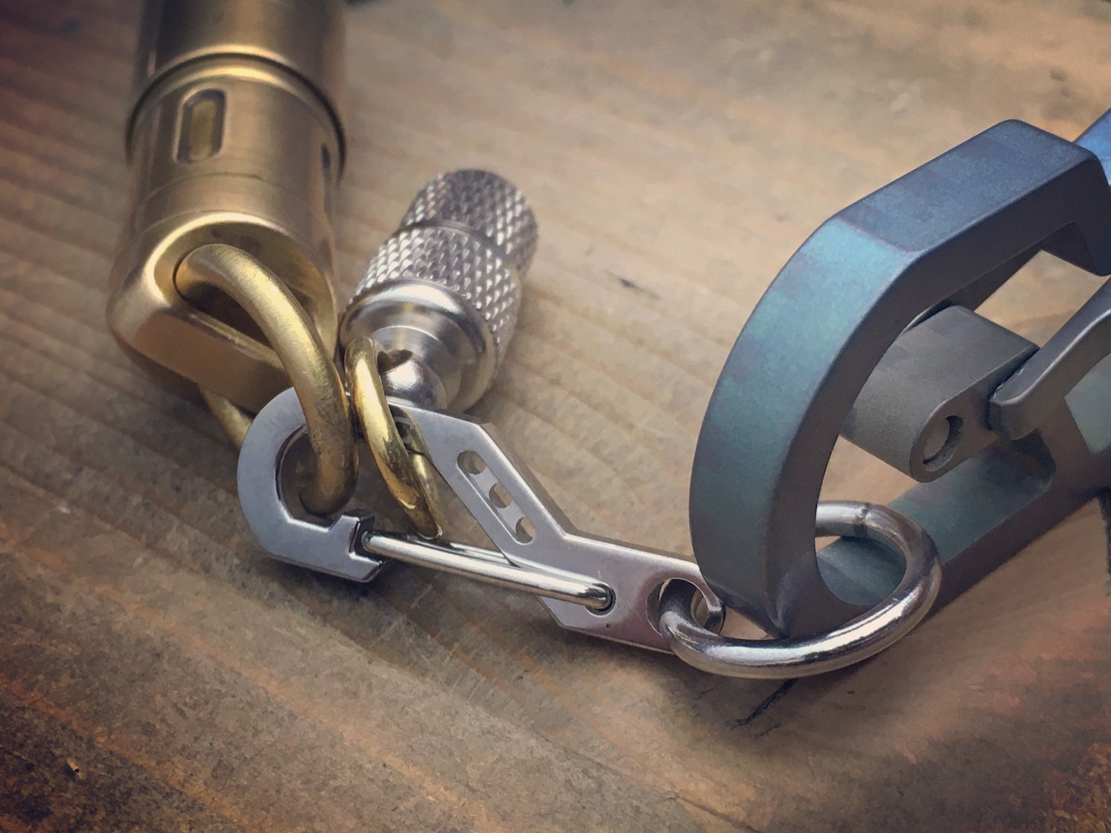 Mini Carabiner With Closed Ring / All Stainless Steels - Etsy