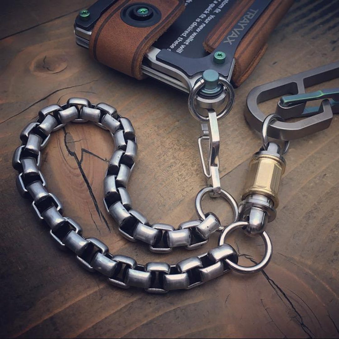 Security Quick Release chain. For Wallet chain or keychain / 3 options ...