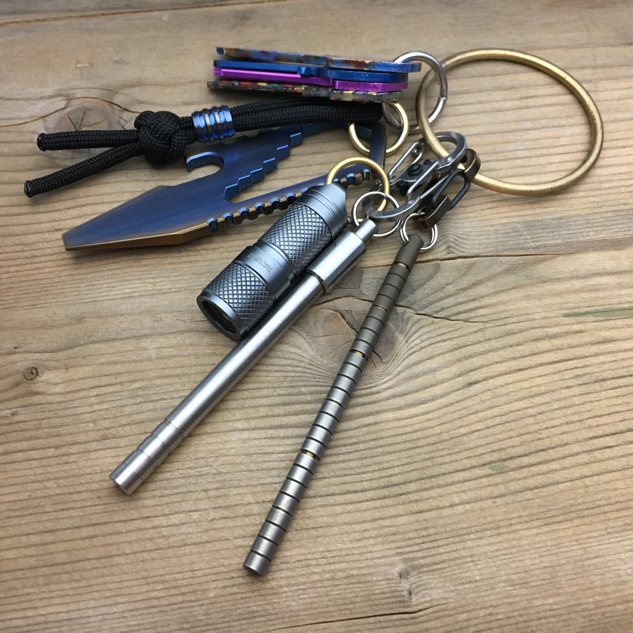 Titanium Rule-Caliber / inches