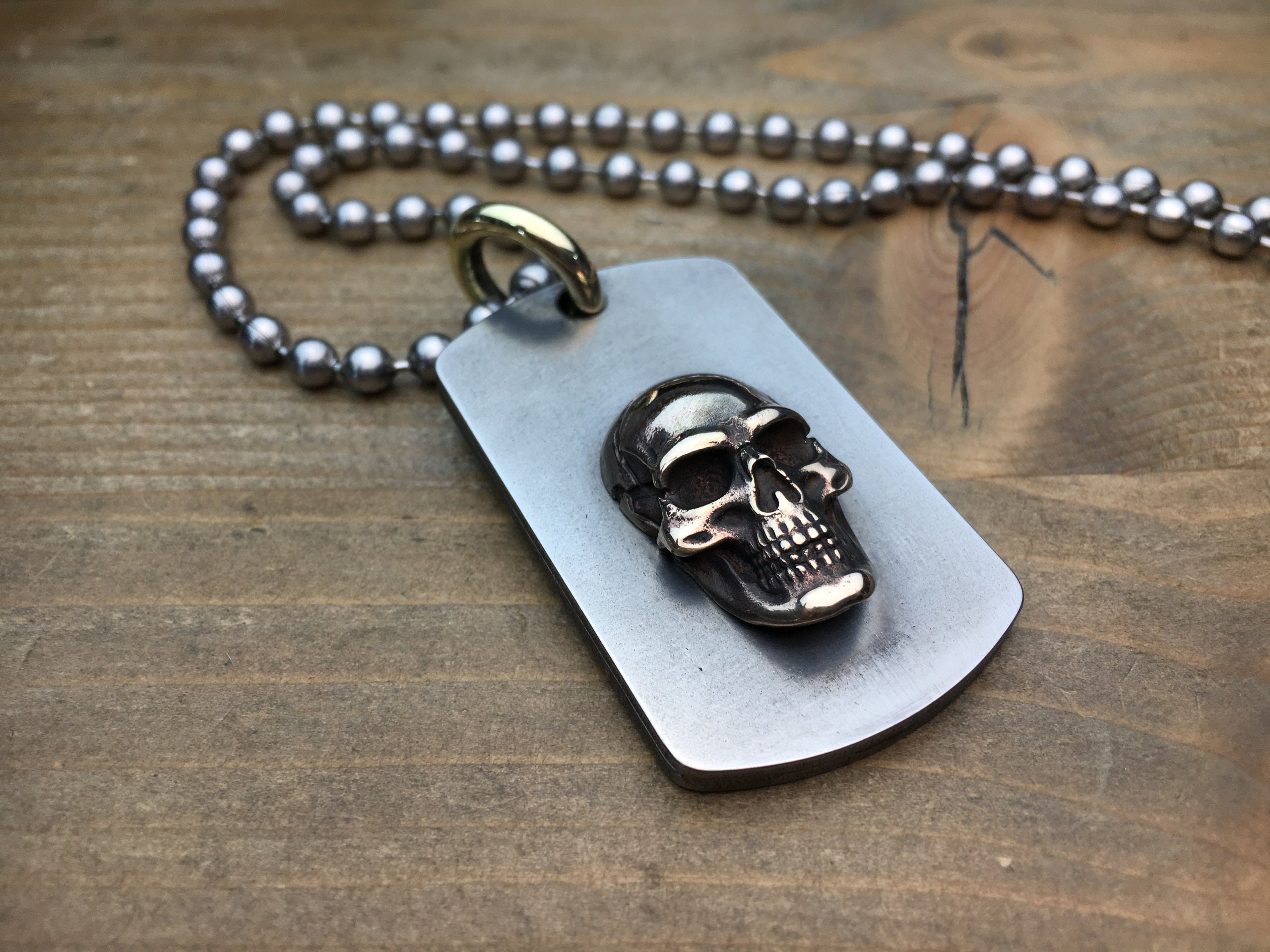 Personalized Nameplate / Titanium-Brass (Engraving Option)