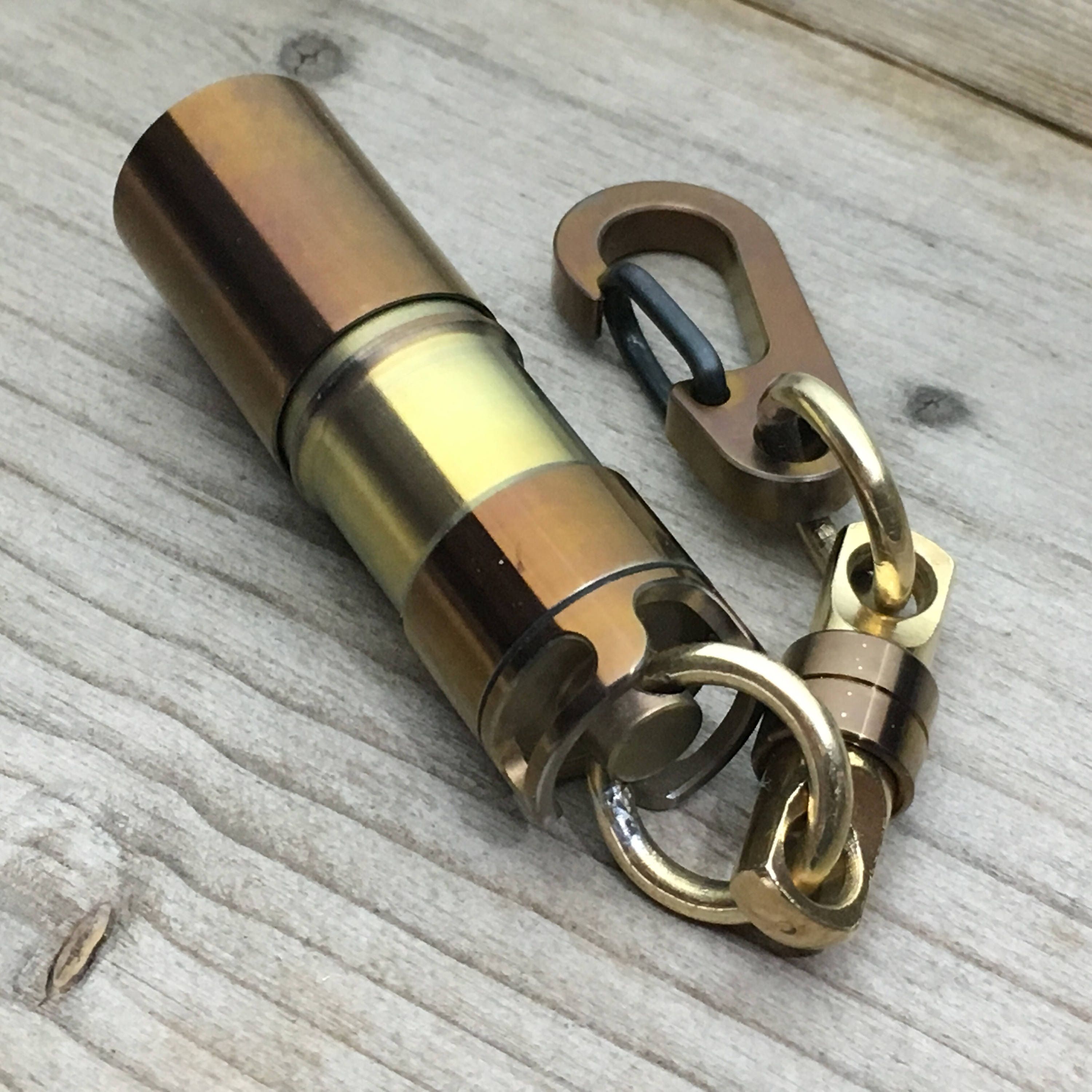 Flashlight - Titanium / Rechargeable - Micro USB interface