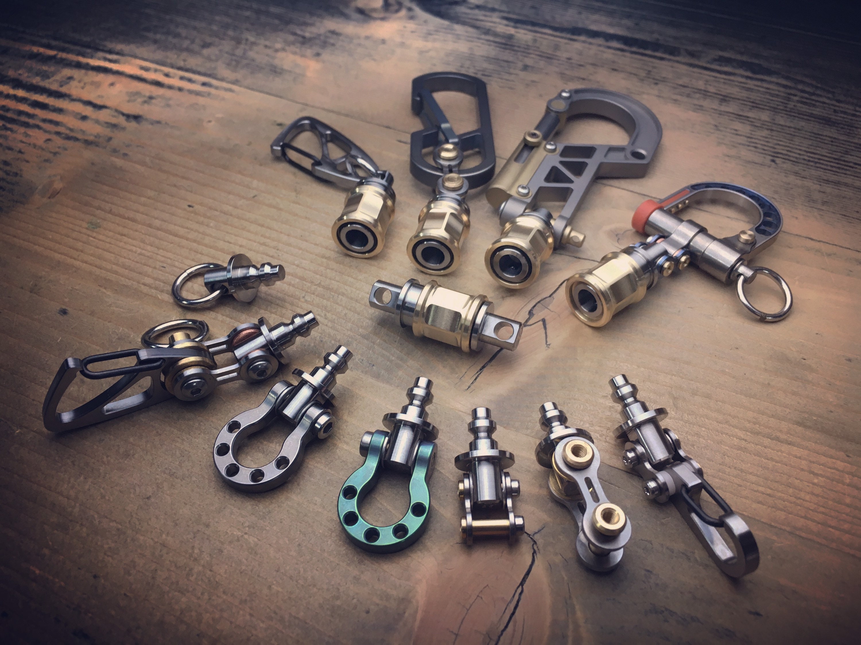 Titanium Quick release keychain, Dogs, surveillance and security.