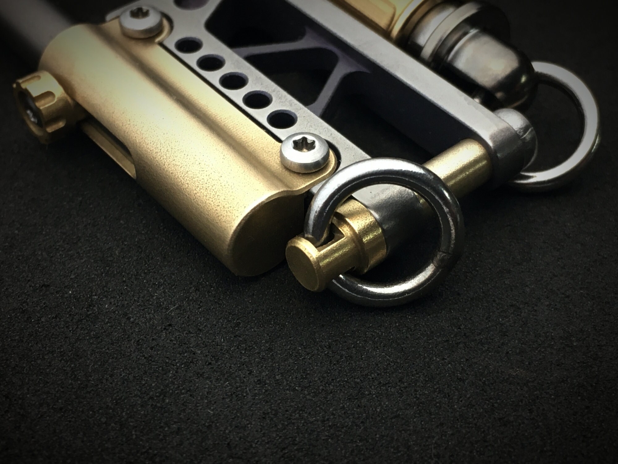 The Old Man / Titanium Biker Wallet-key-chain