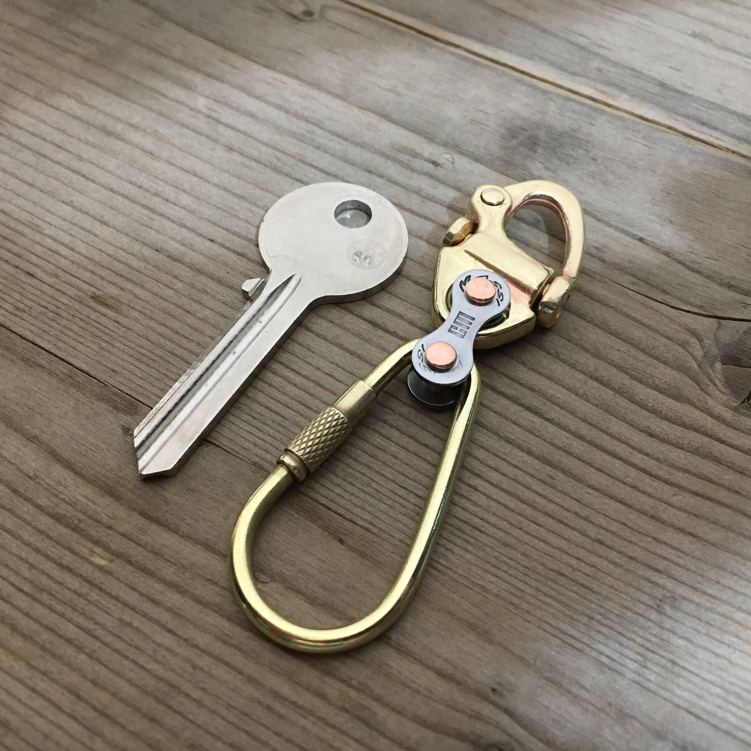 Sweden Brass Sailor Keyring