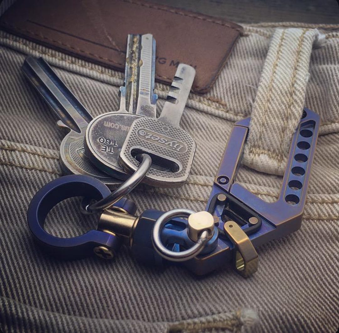 Tactical Titanium Key Chain / One-off Random - Etsy