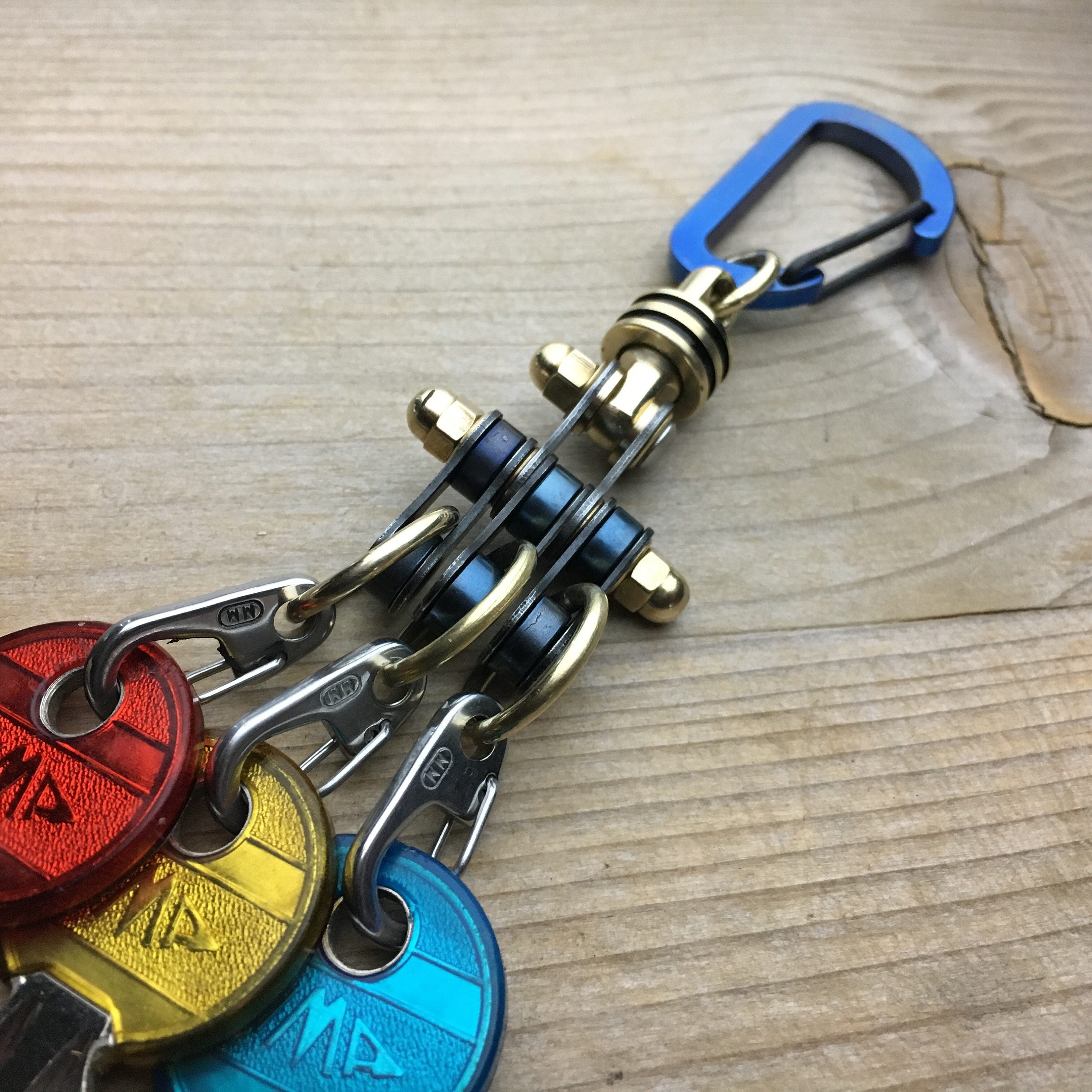 Keychain 3Bike-Link with swivel axis