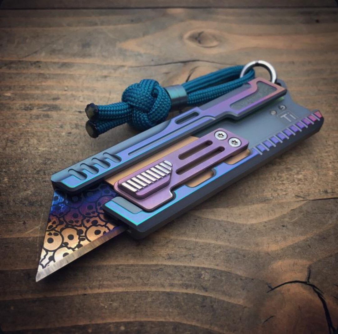 Tactical Pocket Cutter / Custom MOD / Titanium - Etsy