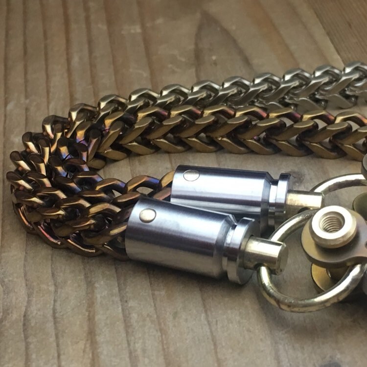Wallet Chain / Ti-Bullet Caps Swivels / SWC-10