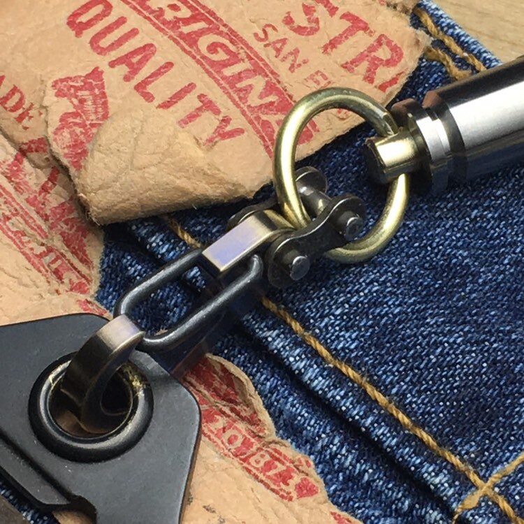 Walletchain / Bi-Swivel / Titanium / S.Steels / Brass