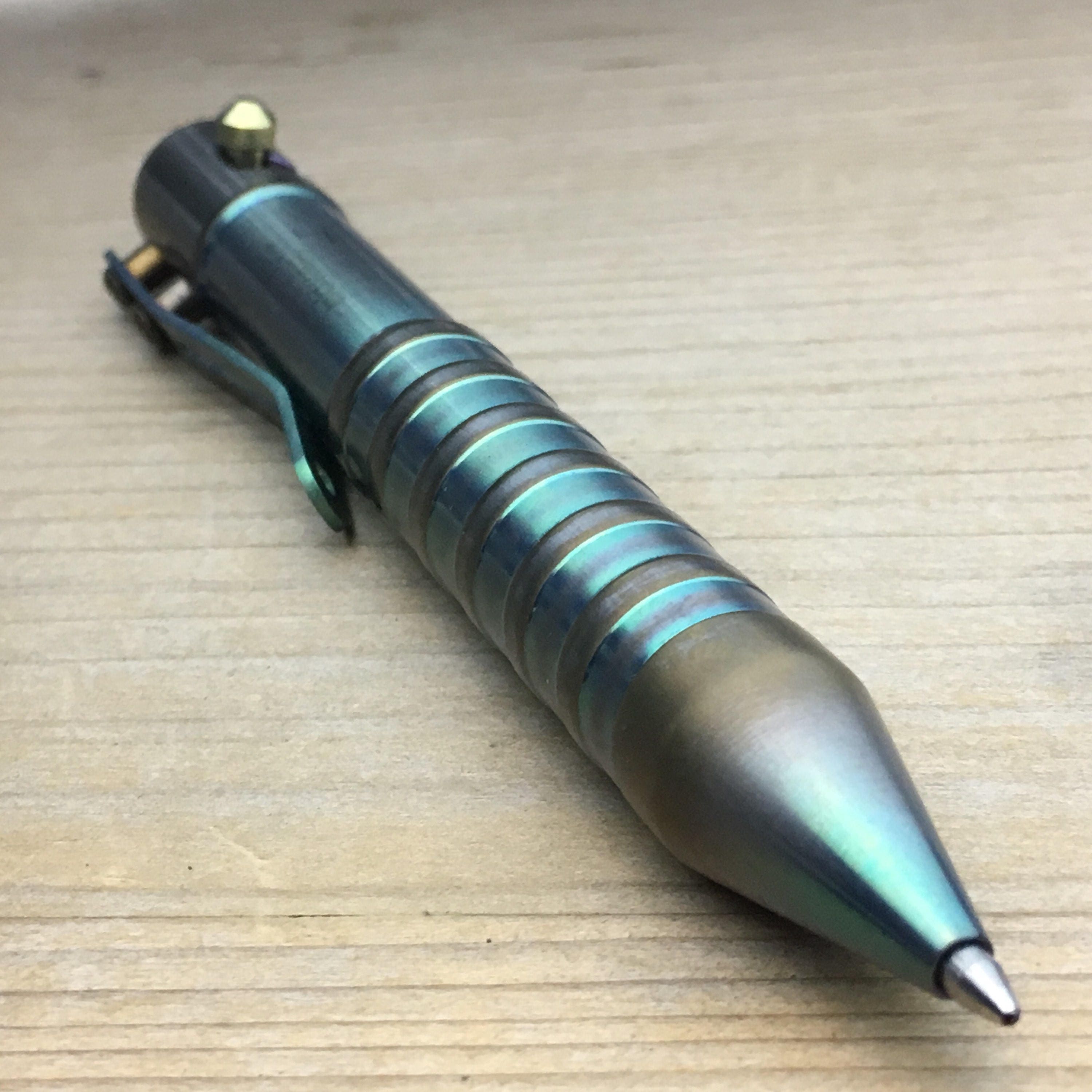 Custom /Tactical Ti-Ballpoint Pen KID Cal. 50 by Böker