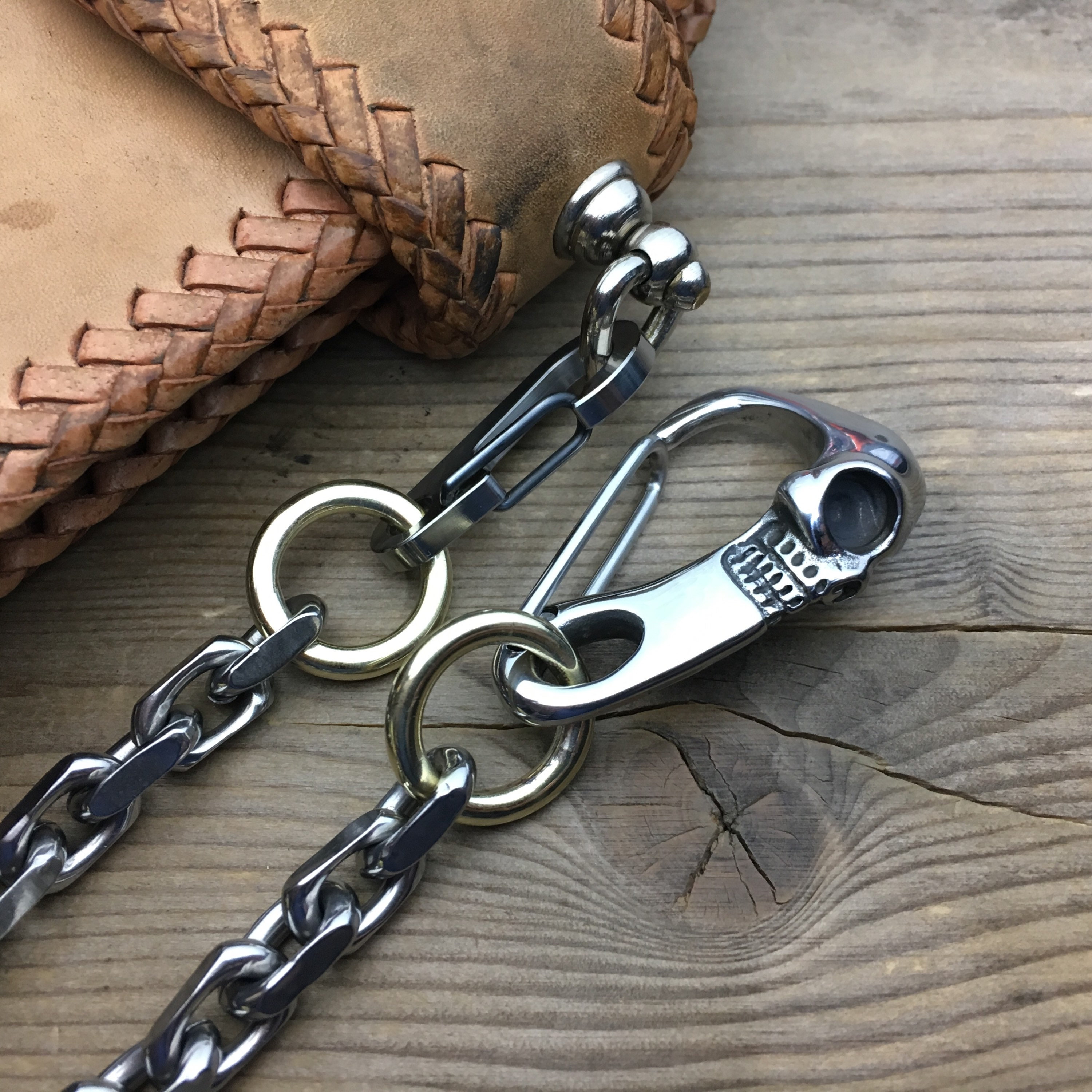 Skull Biker Wallet Chain / BWC-00 / Stainless Steels