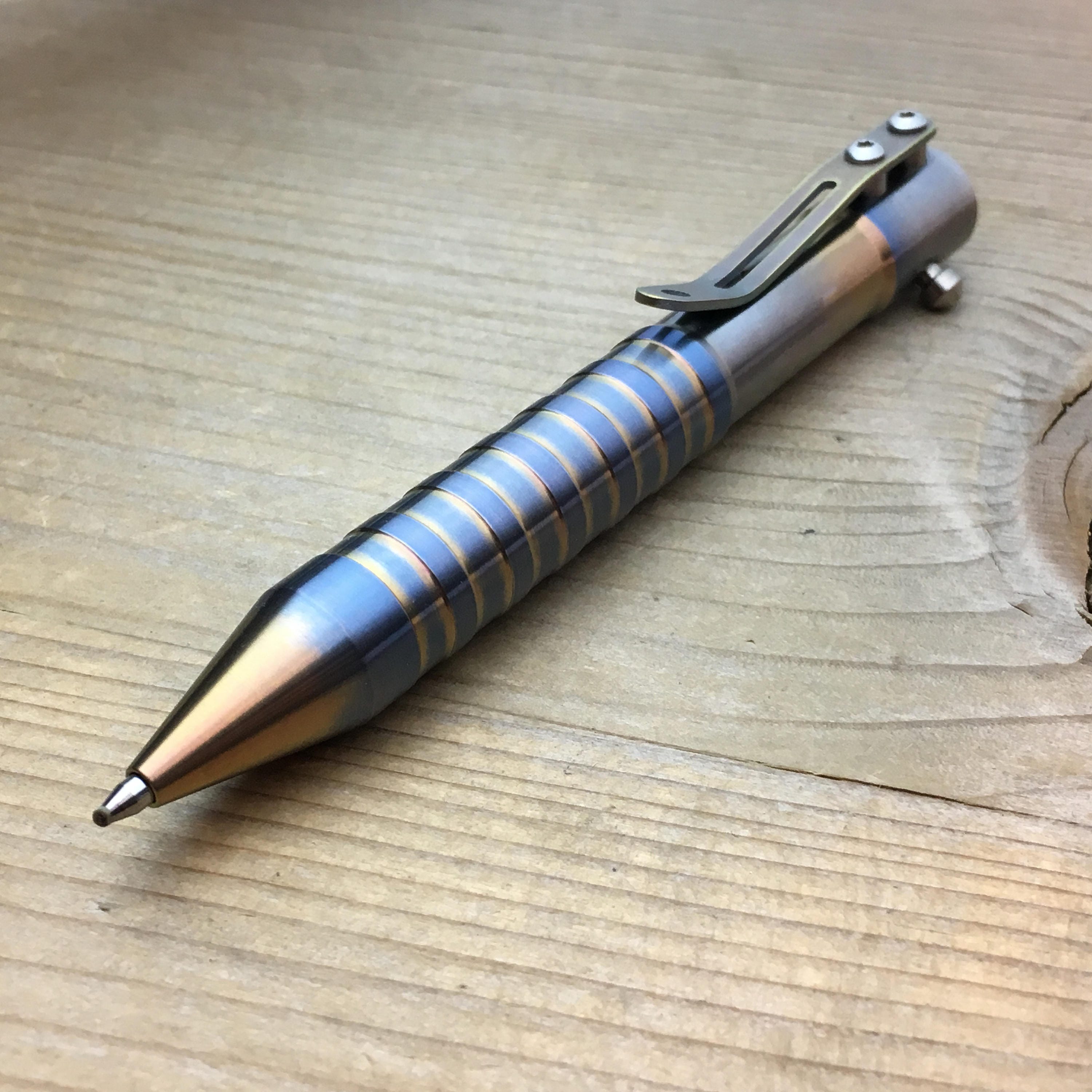 Custom / Titanium Ballpoint Pen / Cal. 50 by Böker
