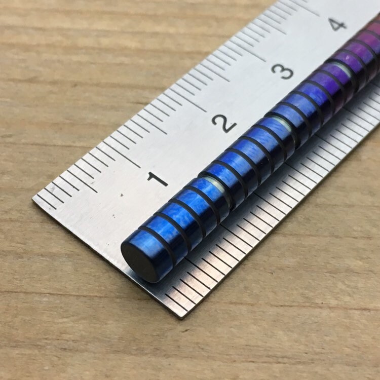 EDC Tool Titanium Rule-Caliber / Metric