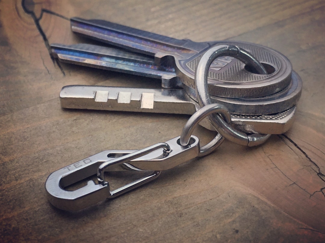 Mini Carabiner With Closed Ring / All Stainless Steels - Etsy