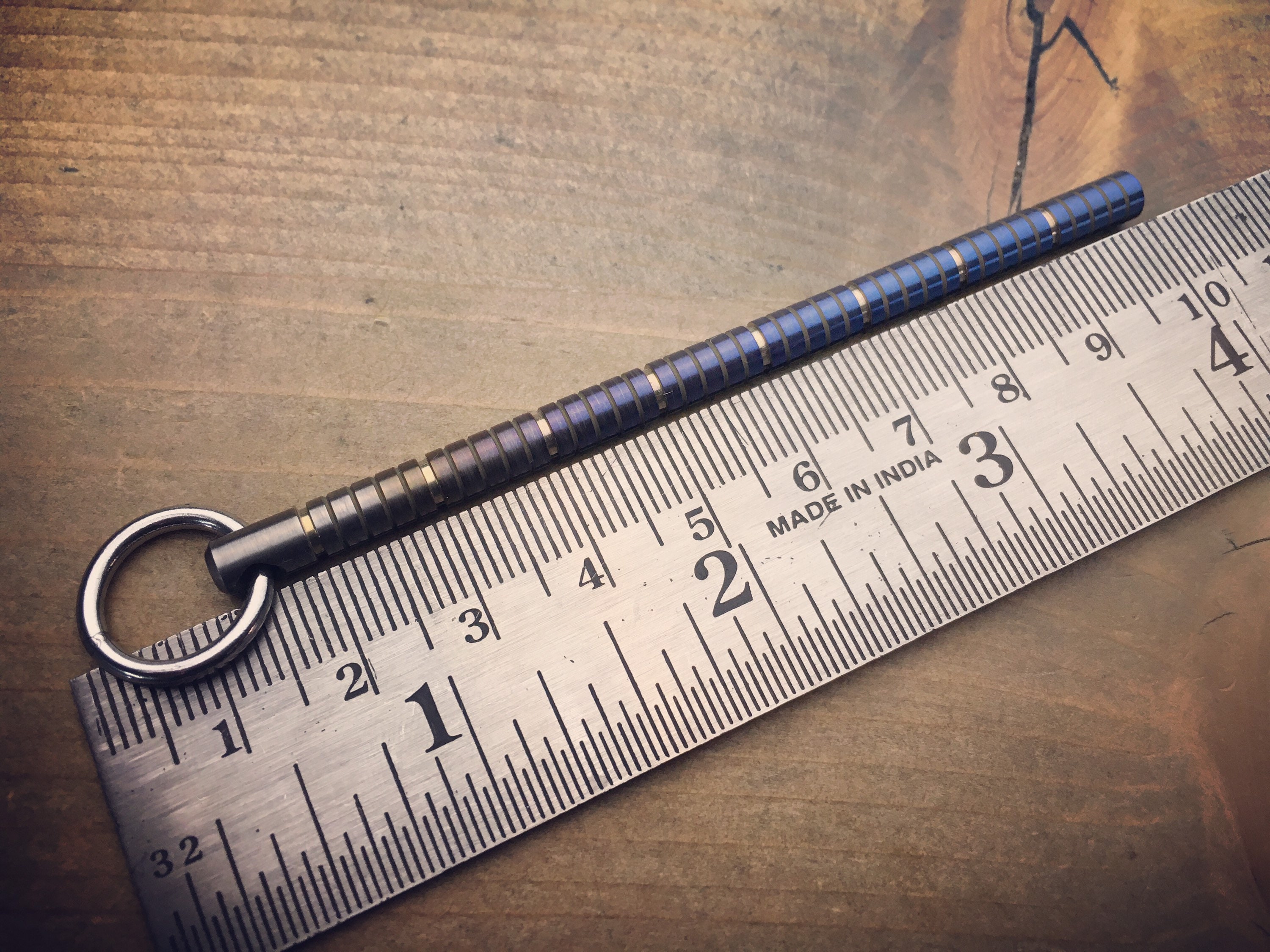 Discontinued product / EDC Tool Titanium Rule-Caliber / Metric