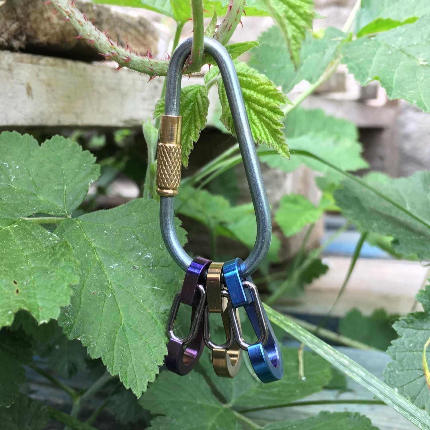 Tri-Key Carabiner 100% Pure Titanium