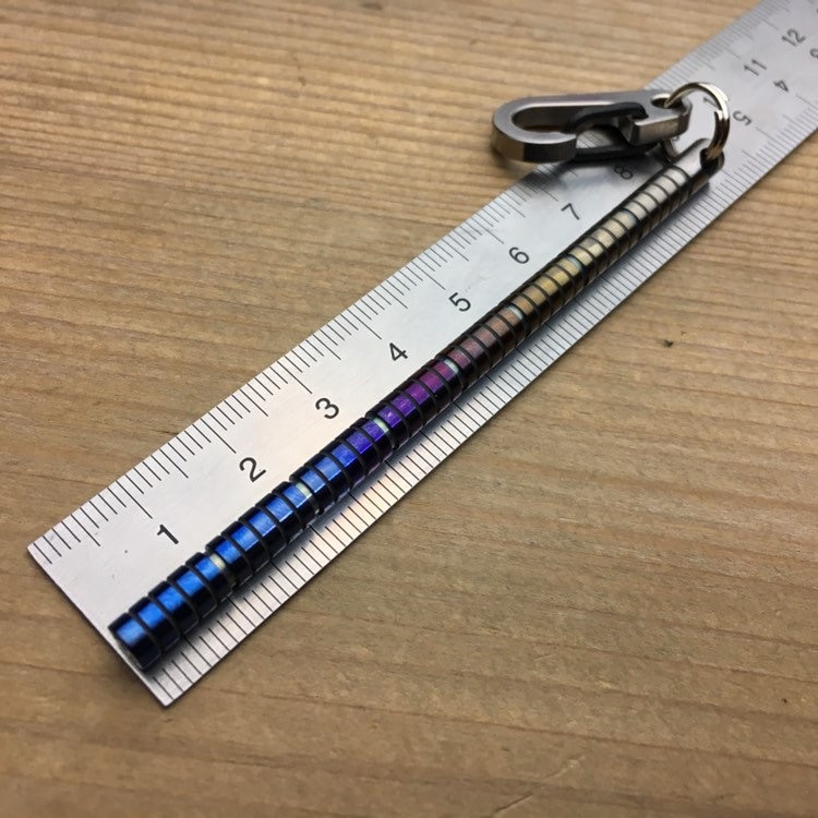 EDC Tool Titanium Rule-Caliber / Metric