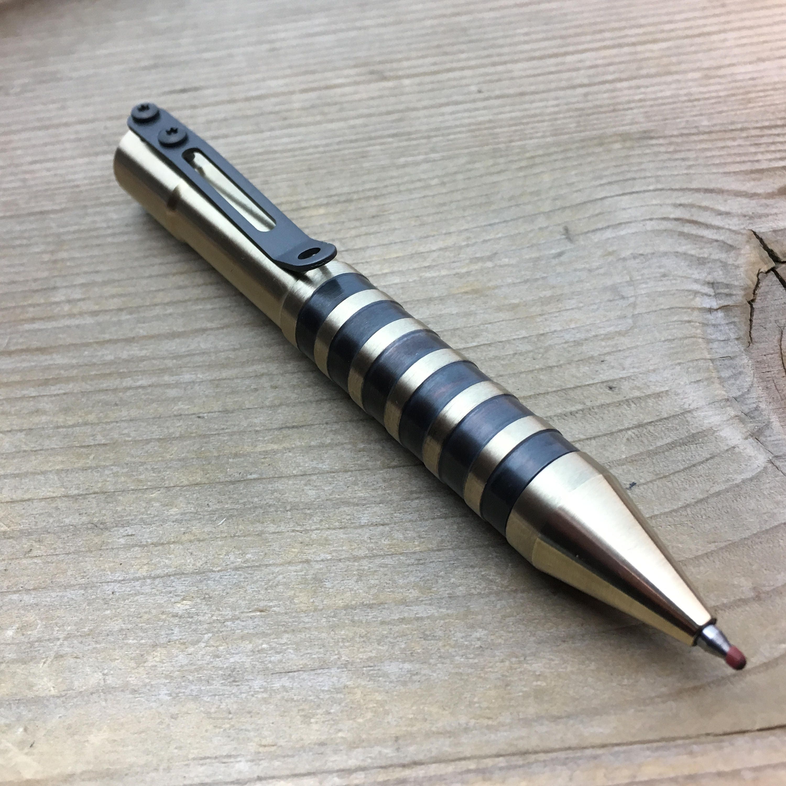 Custom / Brass Ballpoint Pen / Cal. 50 by Böker