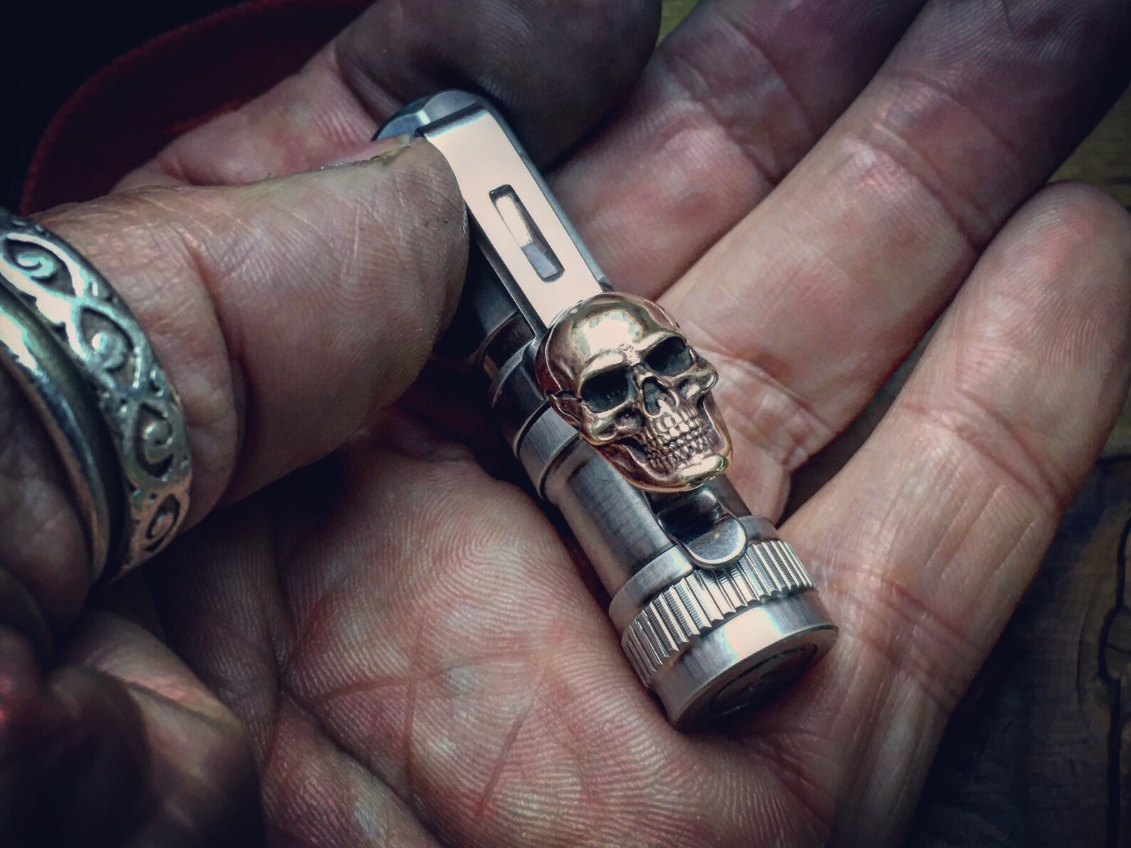 Skull Angle Flashlight / USB Rechargeable | Etsy