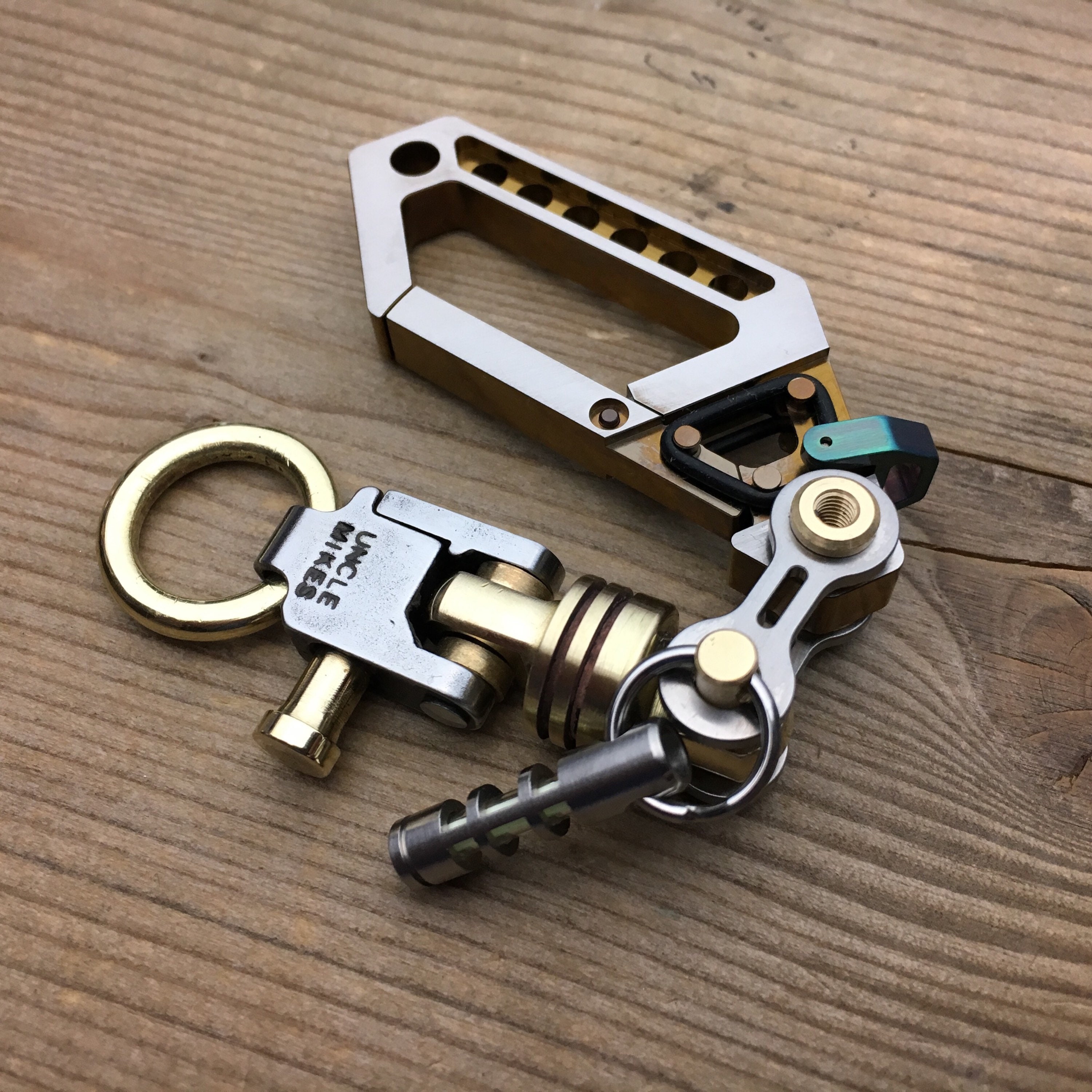 Key Chain, Uncle Mikes Swivel Gun Keychain-I (one-off)