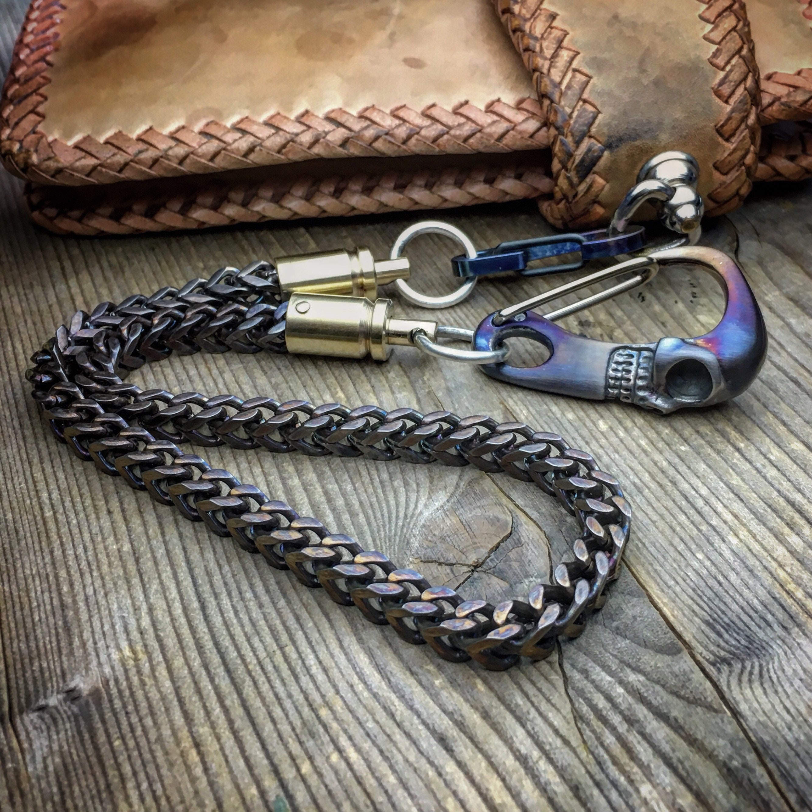 Skull Wallet chain / Bi-Swivel SWC-04/Skull