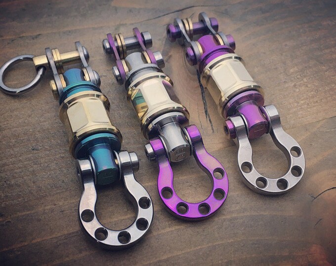 One-off / Cb-titanium Quick Release Connector Keychain / Inspired in ...