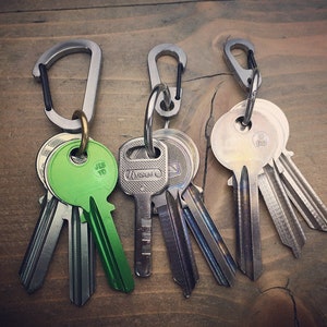 Titanium Carabiners - Etsy