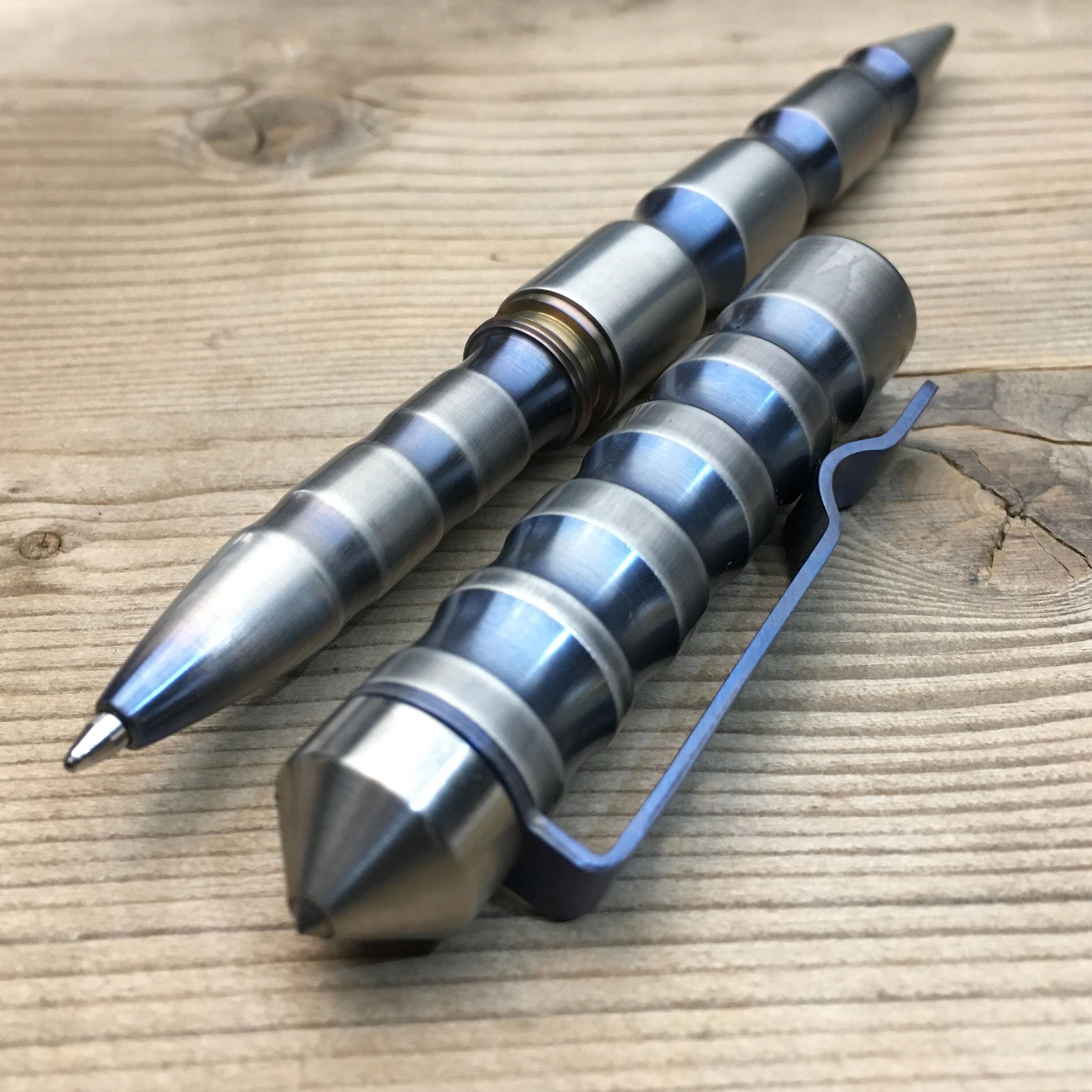 Multipurpose Custom Titanium Ballpoint Pen