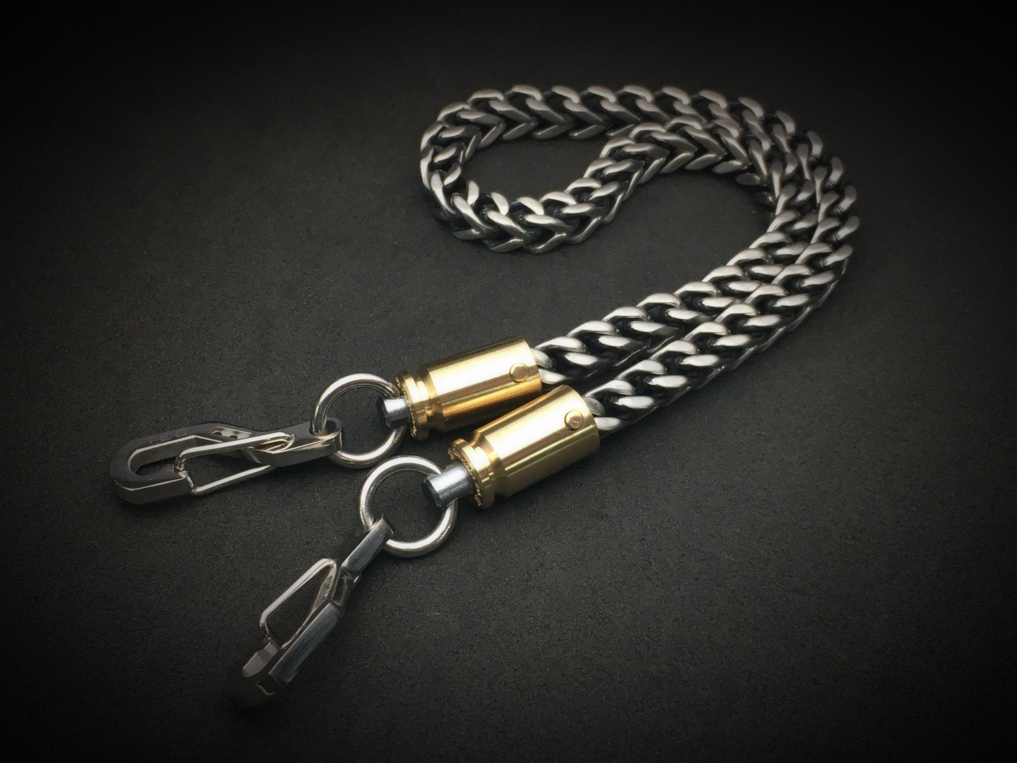 The Old Man / Titanium Biker Wallet-key-chain
