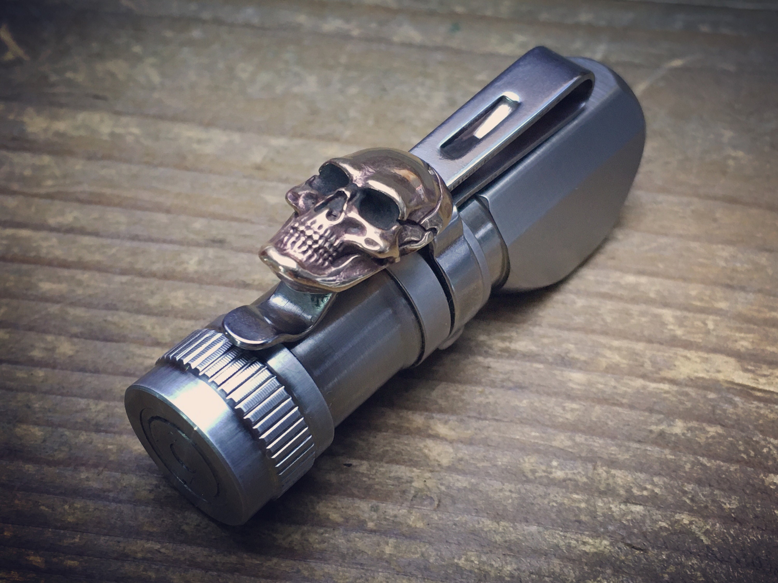 Skull Angle Flashlight / USB Rechargeable | Etsy