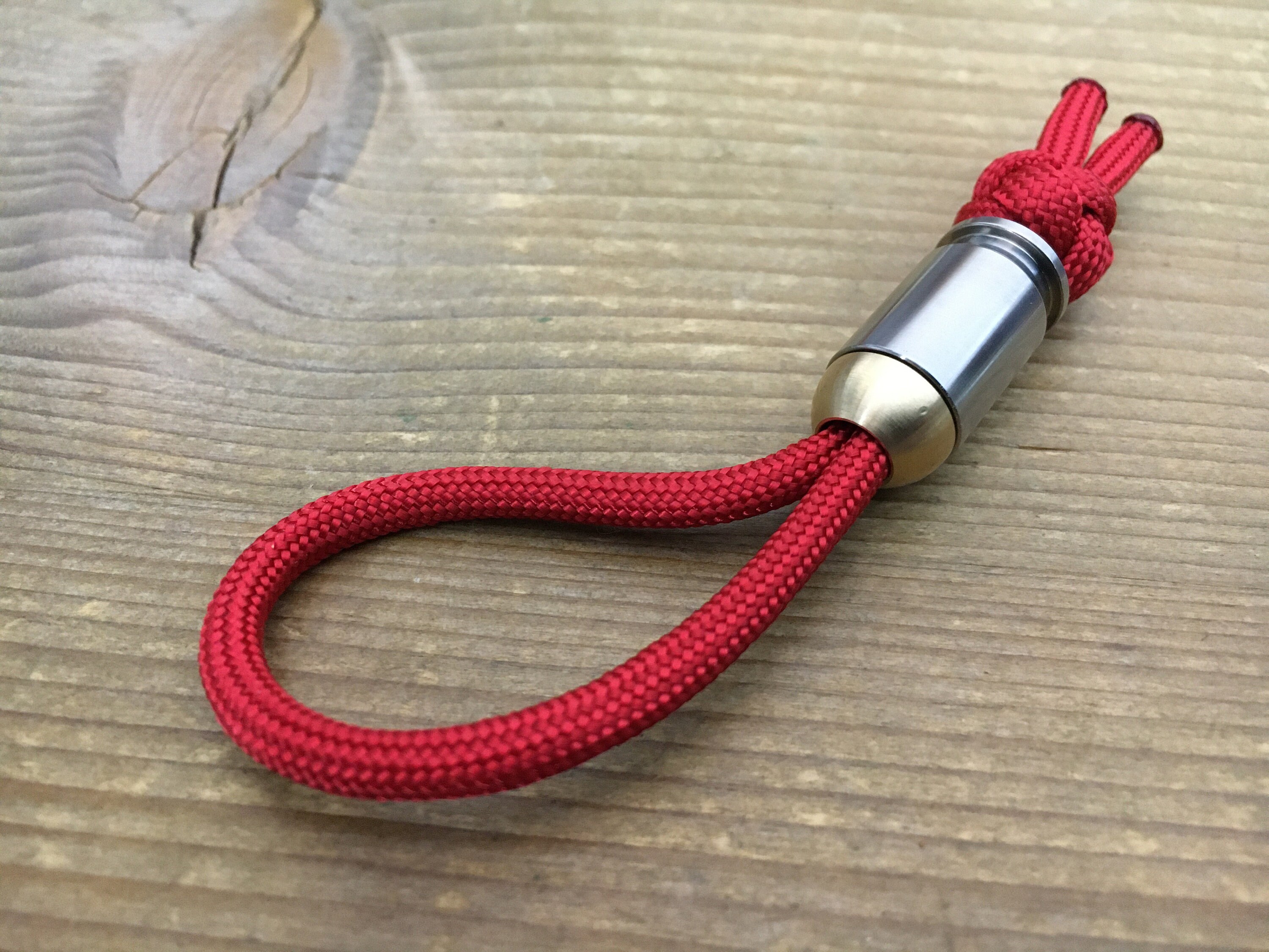 Titanium Landyard Bead Bullet