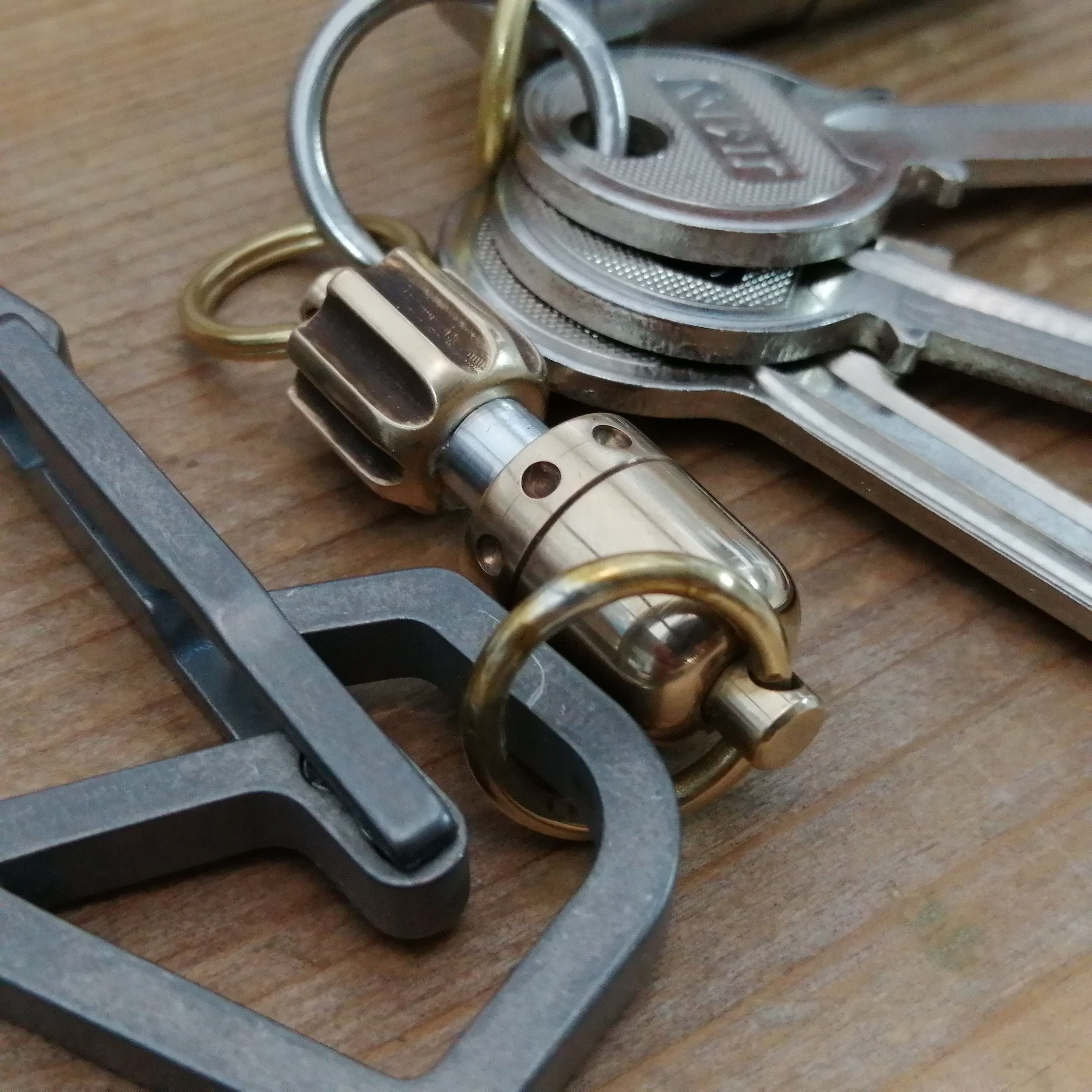 Swivel Pendant or connector, Rocket Bomb / Multipurpose connector (one-off)