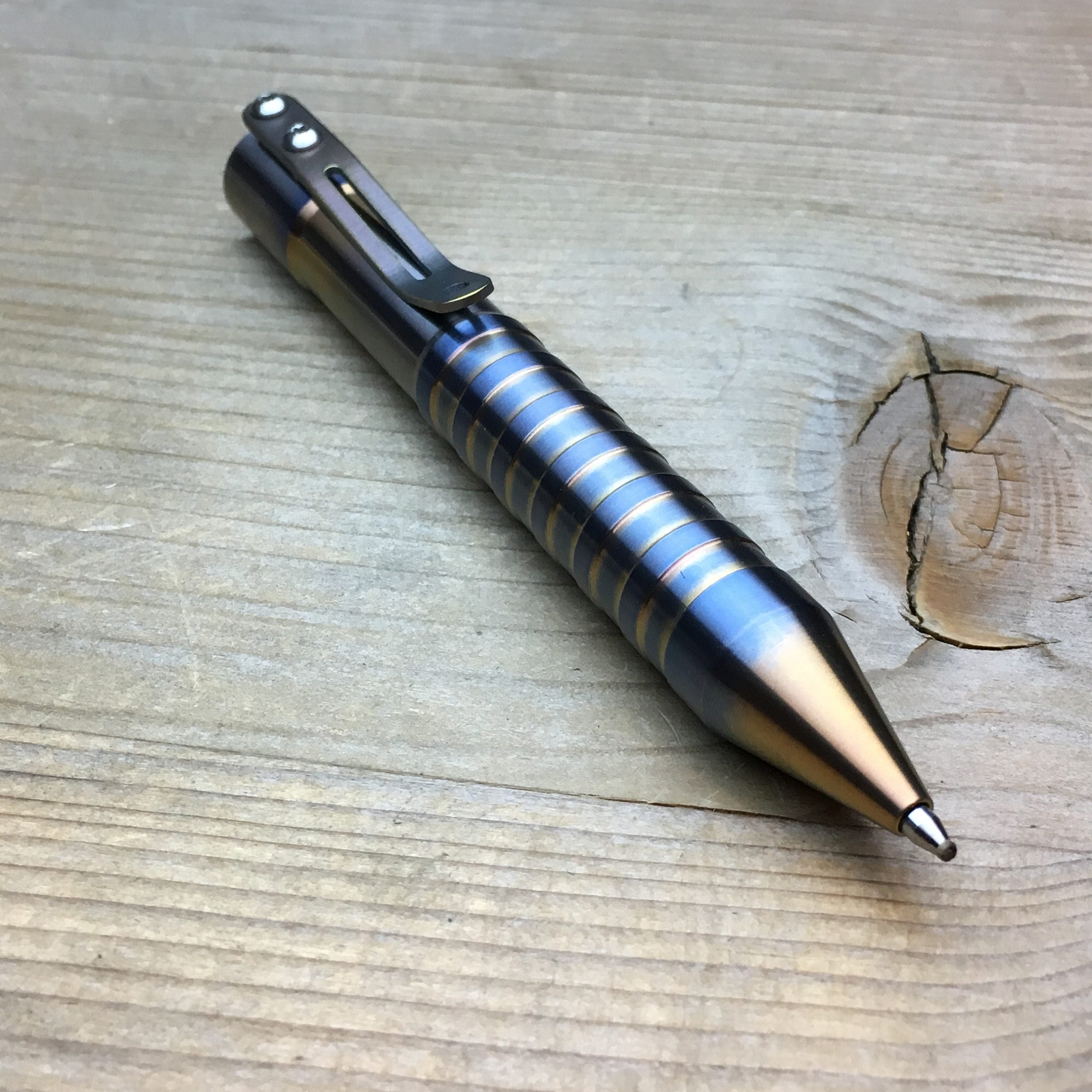 Custom / Titanium Ballpoint Pen / Cal. 50 by Böker