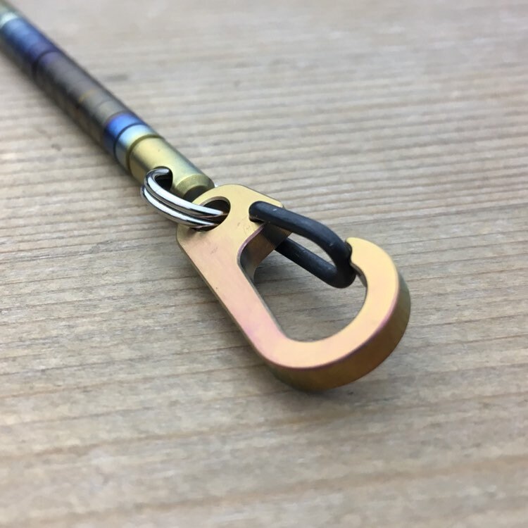 EDC Tool Titanium Rule-Caliber / inches