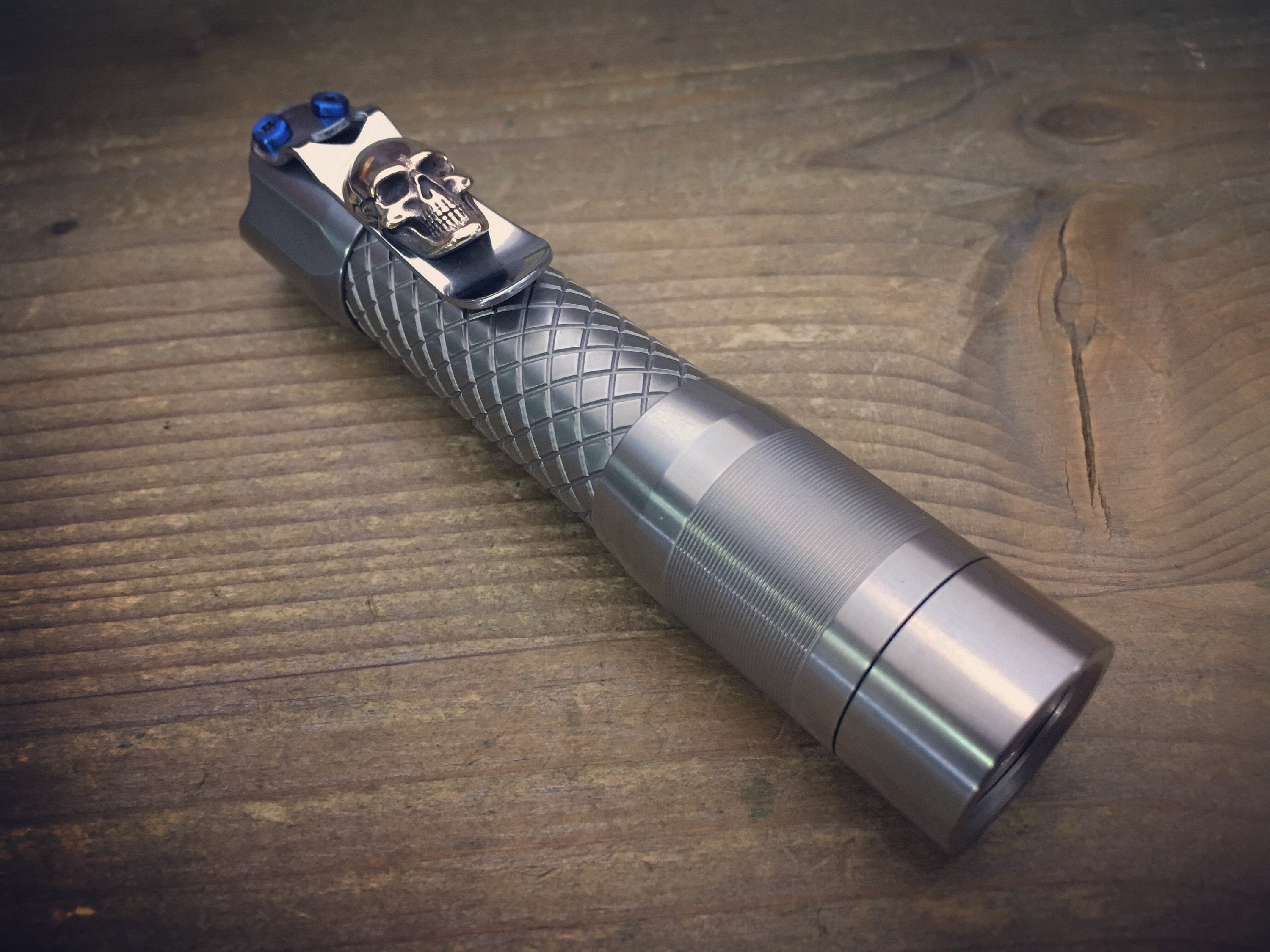 Titanium Flashlight / PS-14-Ti Rechargeable Micro USB 6500K by Mec-Army ...