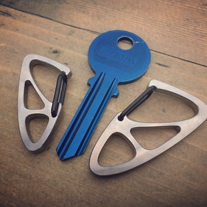 Titanium Key Carabiners new Model - Etsy
