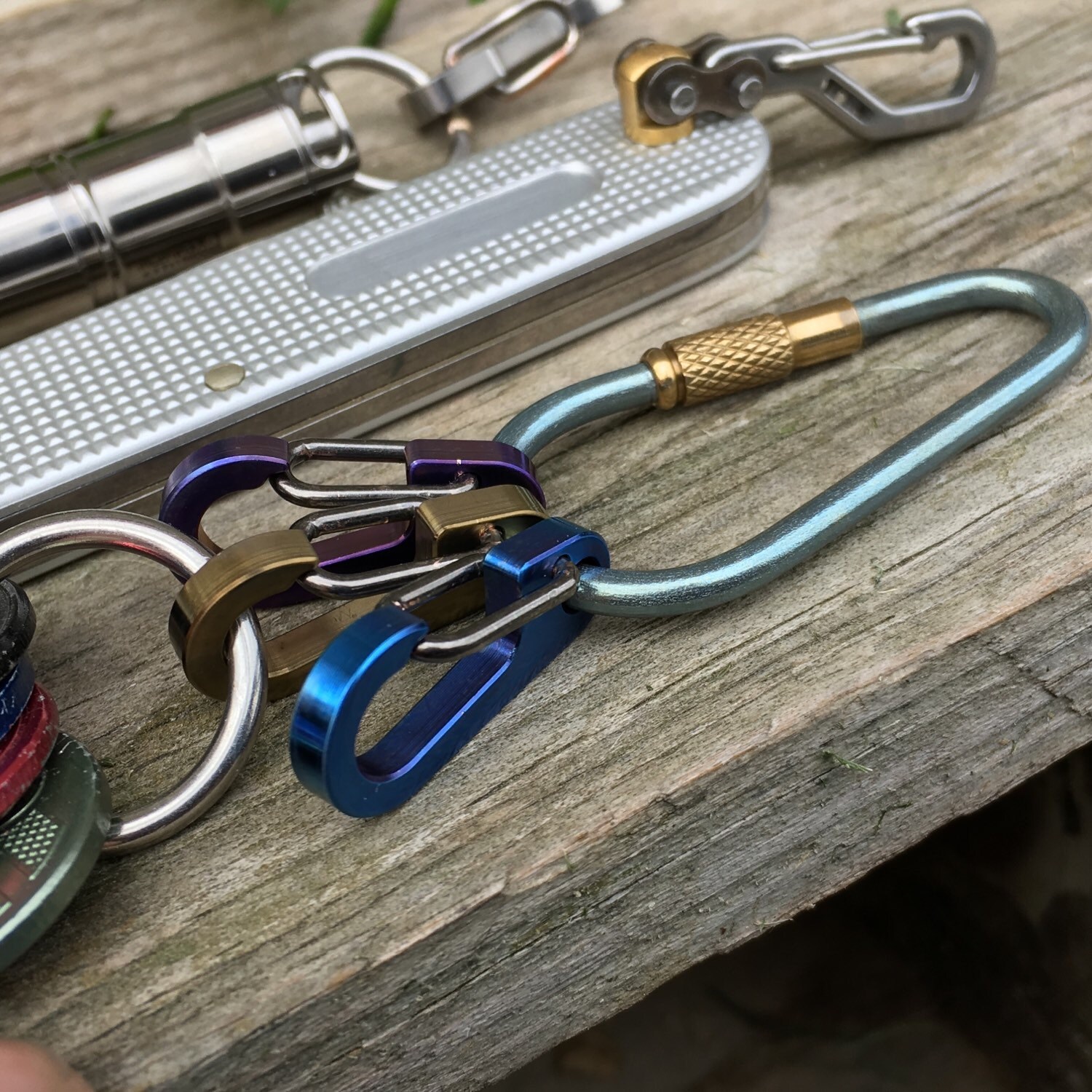 Tri-Key Carabiner 100% Pure Titanium