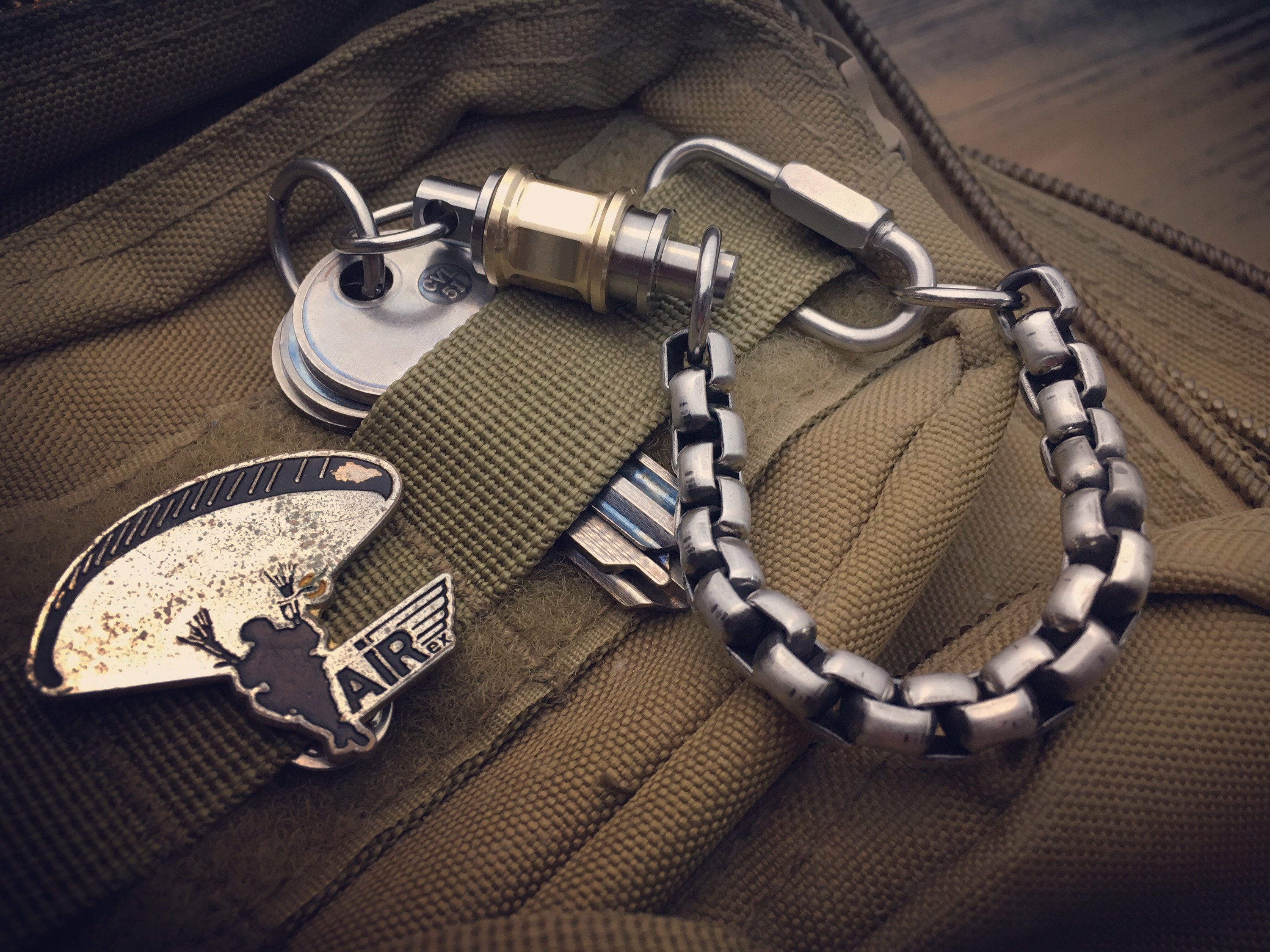 EDC Quick release, Securite Walletchain extension / Fat Chain