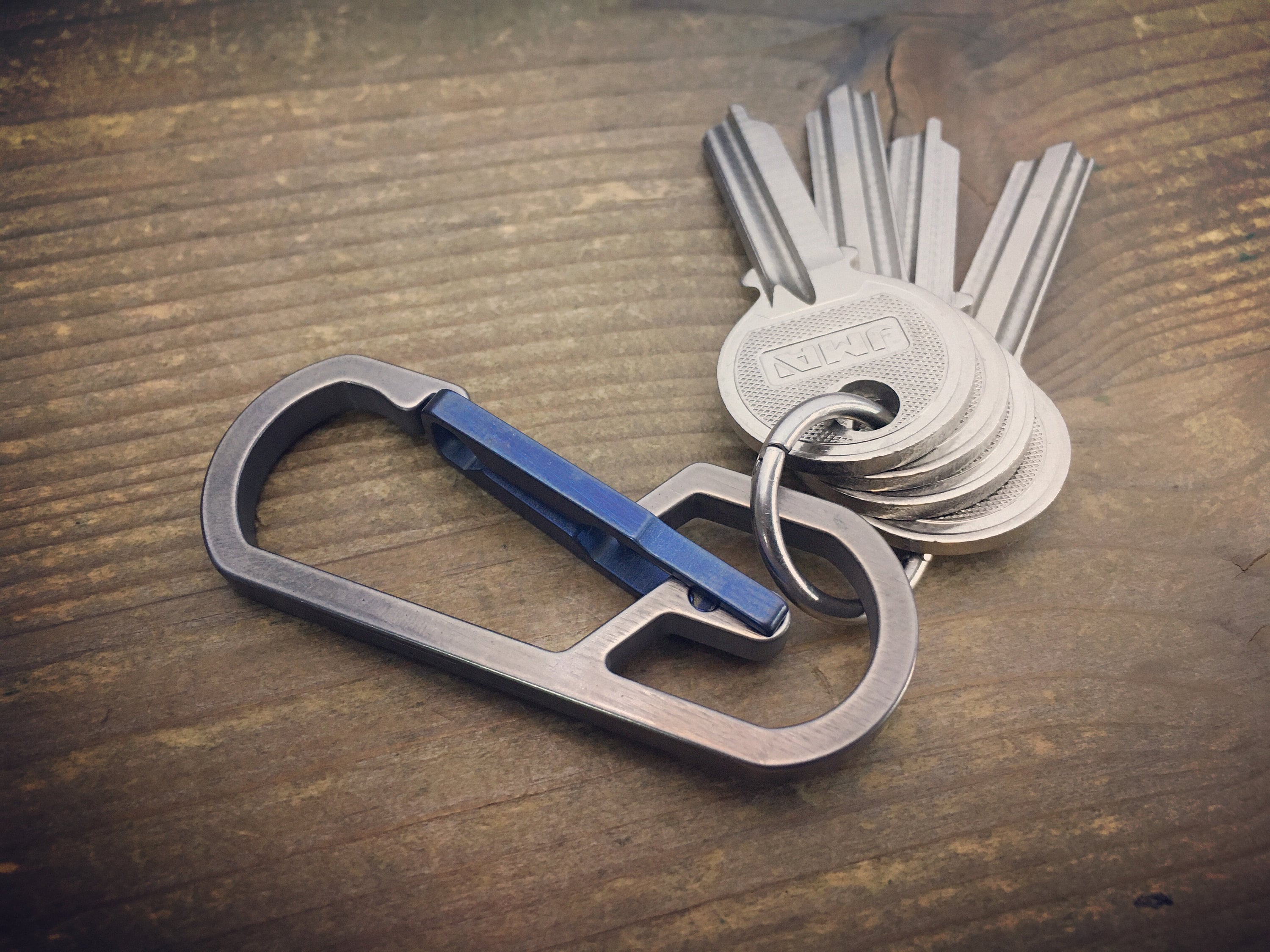 Titanium Edc Carabiner Keychain Type-II / Customizable