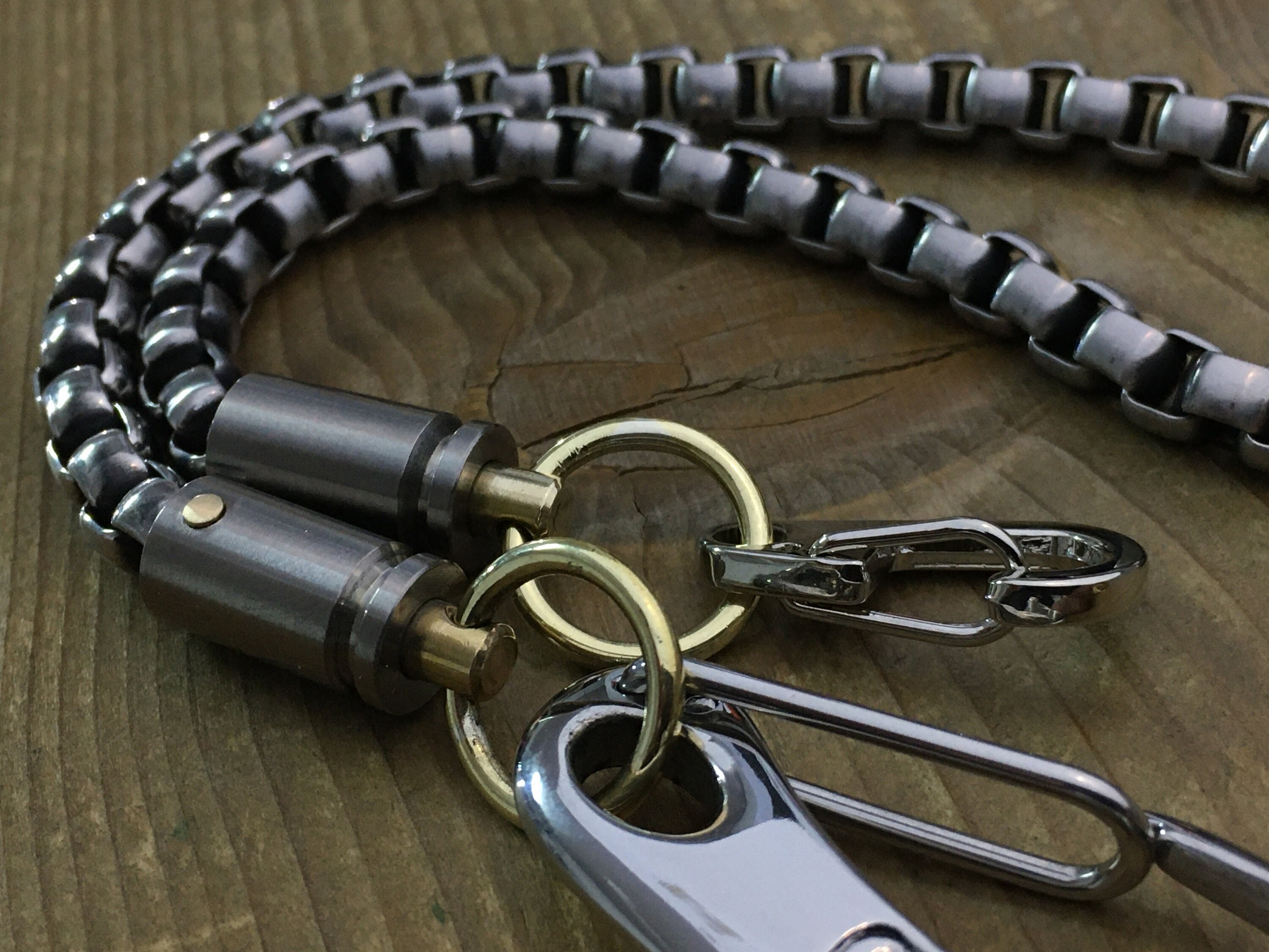 Skull Wallet Chain / Bi-Swivel / SWC-11 / SS