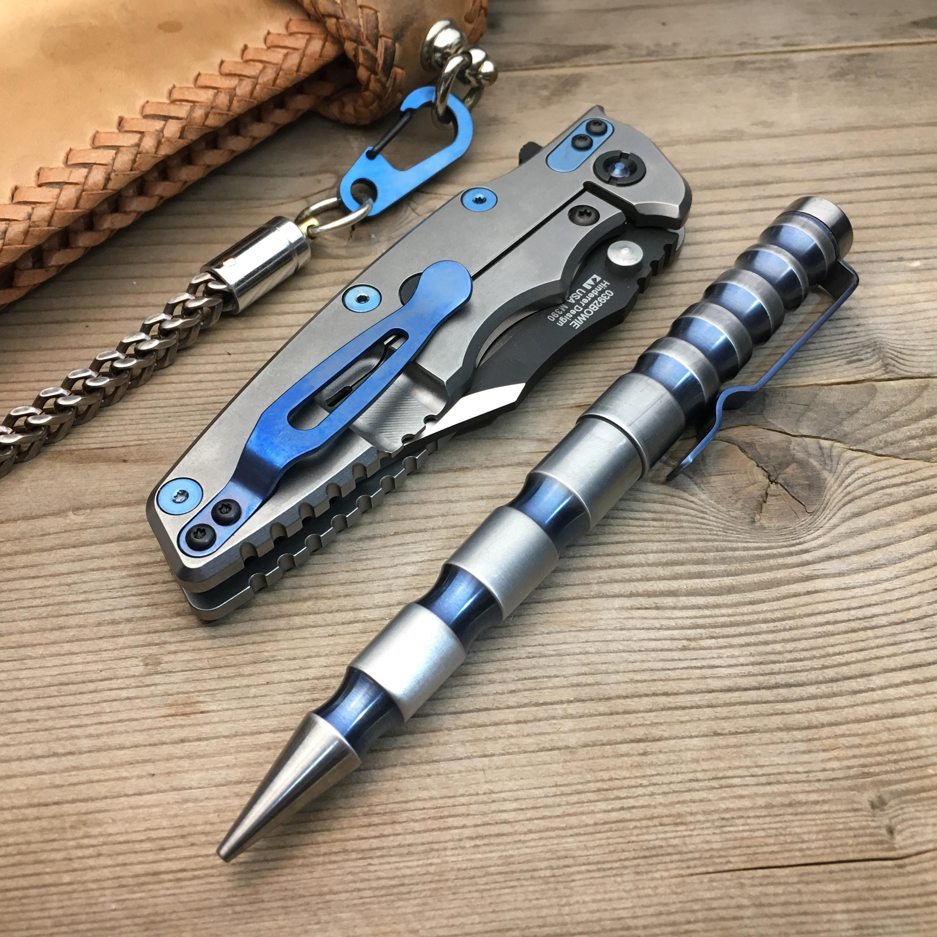 Multipurpose Custom Titanium Ballpoint Pen