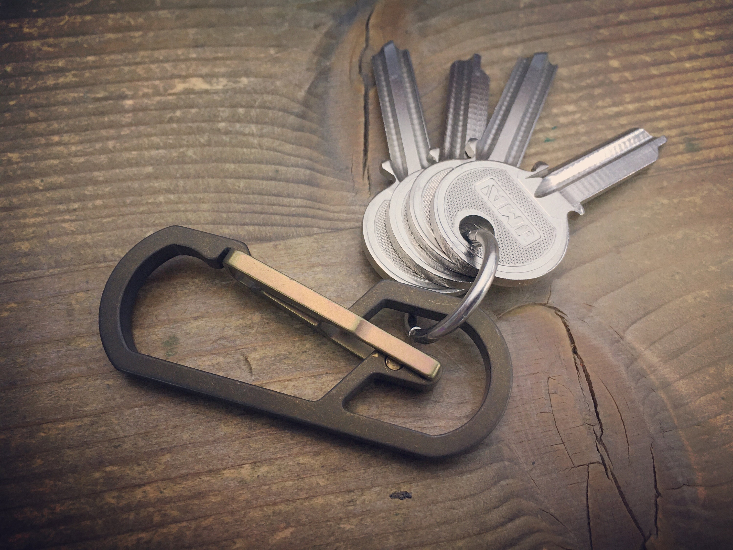 Titanium Edc Carabiner Keychain Type-II / Customizable