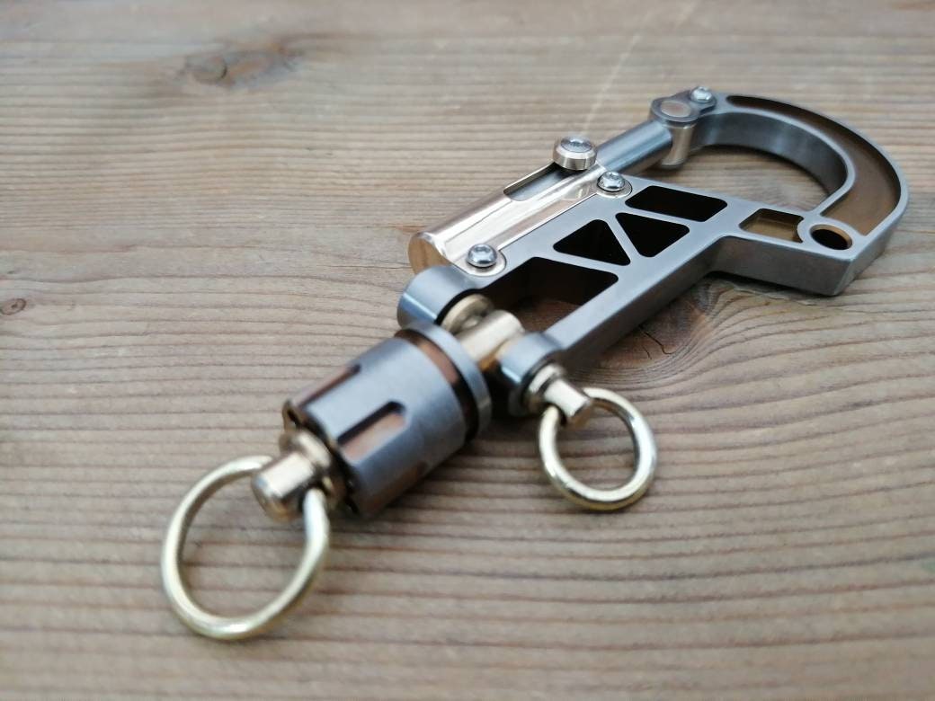 Titanium Bolt Carabiner / Custom Mod Keychain