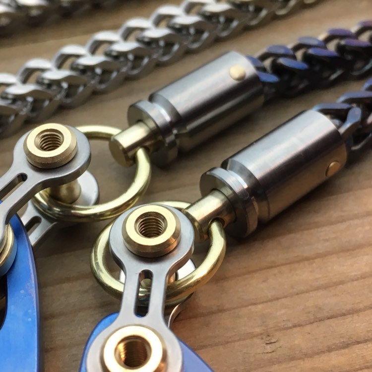 Wallet Chain / Ti-Bullet Caps Swivels / SWC-10